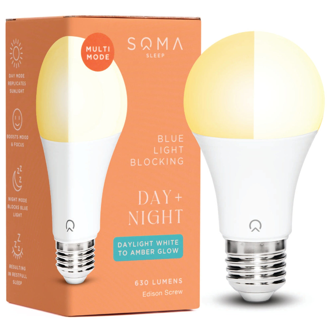 Blue Light Blocking Light Bulbs for Healthier Living - Soma Sleep